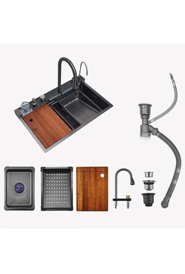 CHIUVETA MULTIFUNCTIONALA CU ACCESORII INCLUSE, BATERIE DIGITALA, GRI ...