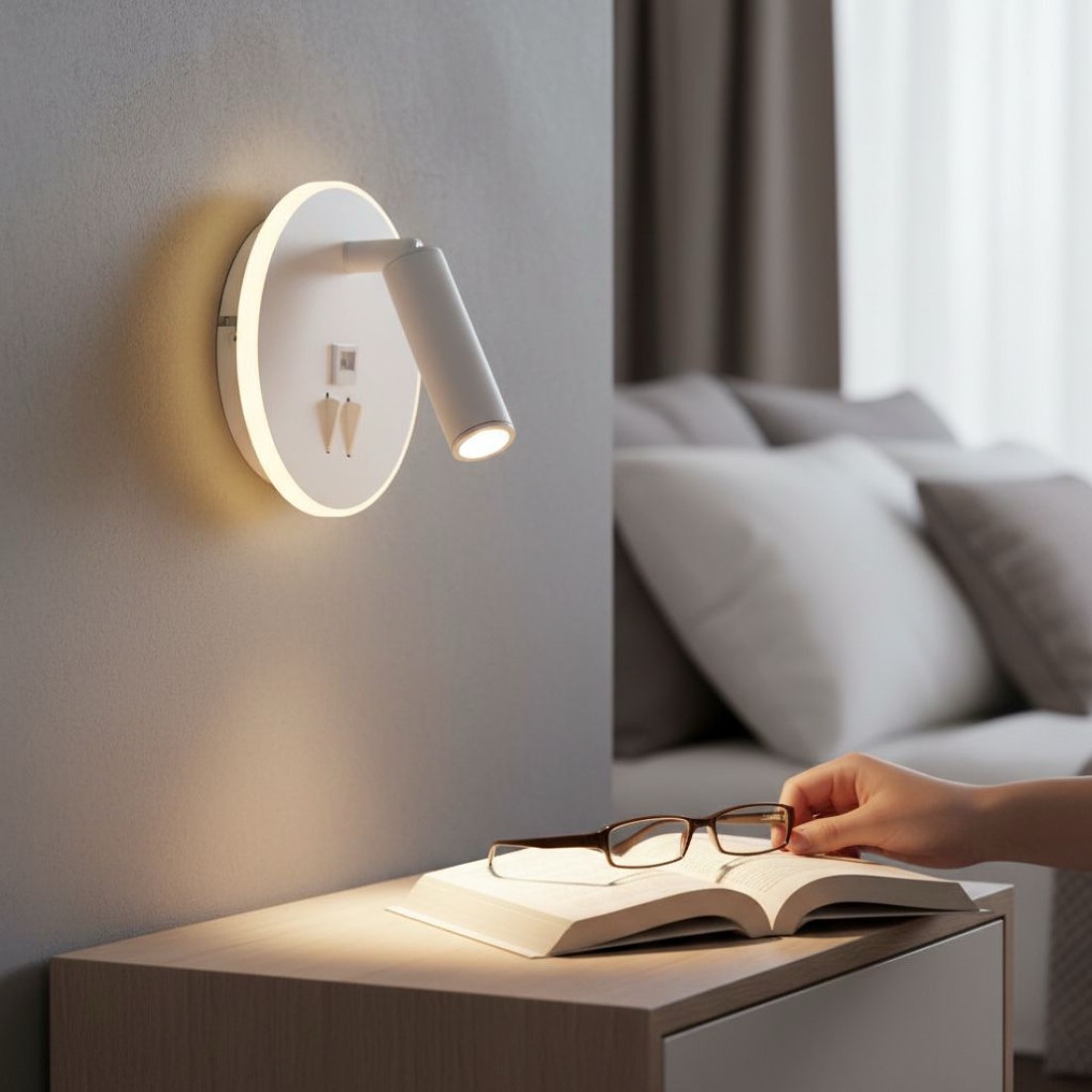 APLICA LED ALBA CU SPOT 10W 430LM - Infinit Lights